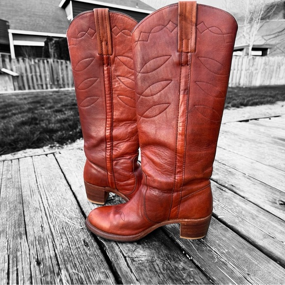 Frye | Shoes | Vintage Frye Black Label Western Campus Boots | Poshmark